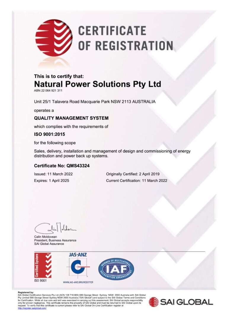 We successfully recertified our quality management system - NPS